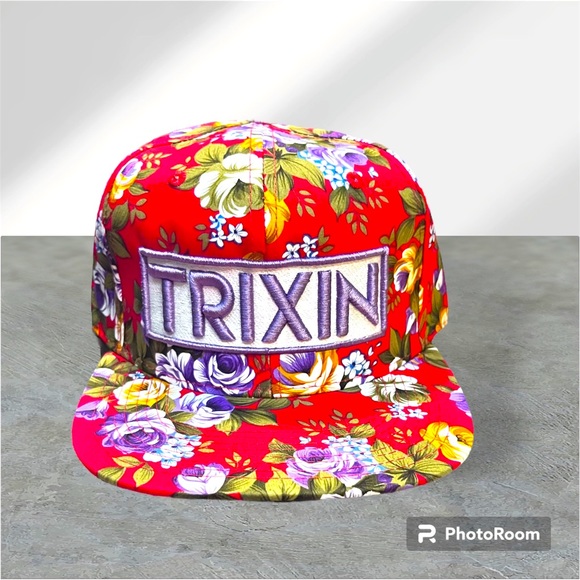 trixin | Accessories | Trixin Hawaiian Floral Snapback Hat New | Poshmark